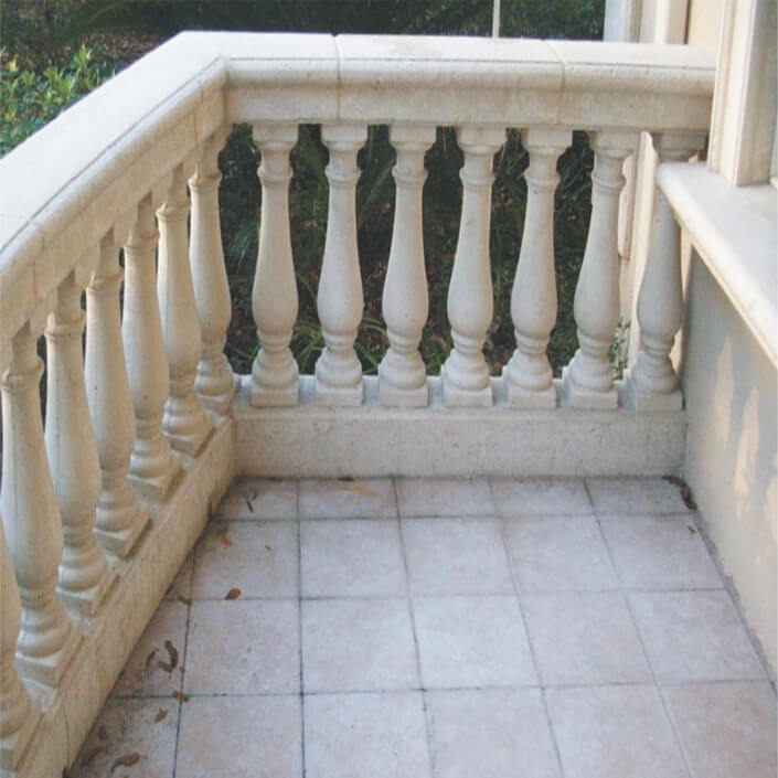 Close up of precast concrete balusters - Architectural Foam and Precast ...