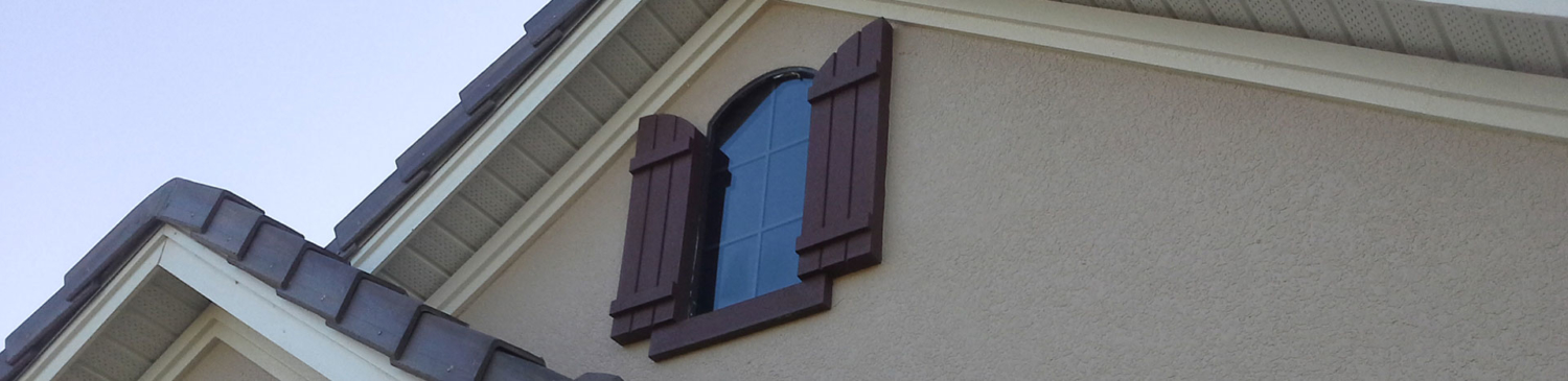 Foam Shutters - Manufactured in Orlando, Florida by Castle Group