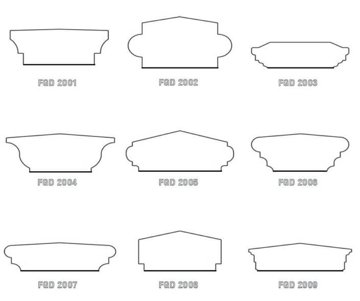 Precast concrete wall caps - Architectural Foam and Precast Concrete