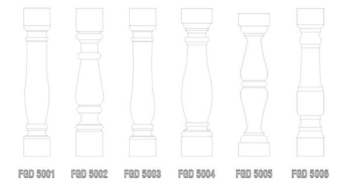 Foam or precast balusters - manufactured in Orlando, Florida
