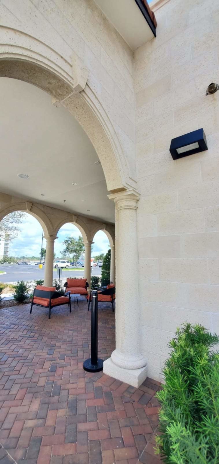 Precast concrete arch - Architectural Foam and Precast Concrete